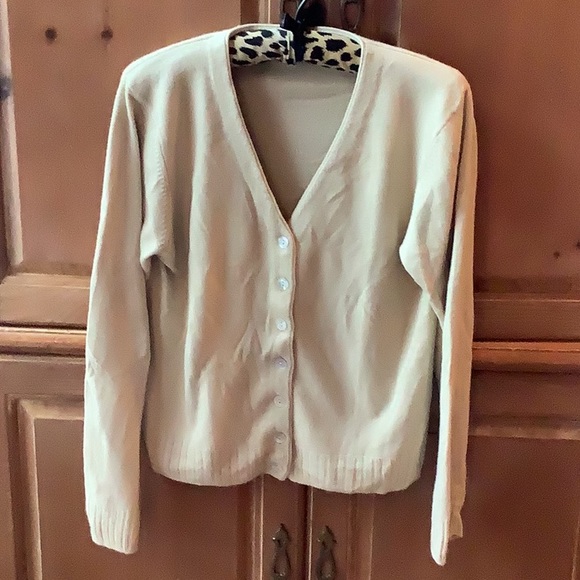 KERRY N KELSEY | Sweaters | Kerri N Kelsey Ladies M Light Tan Cardigan ...